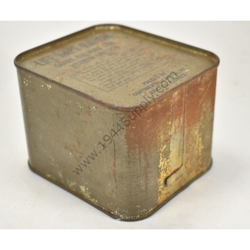 Life raft ration can