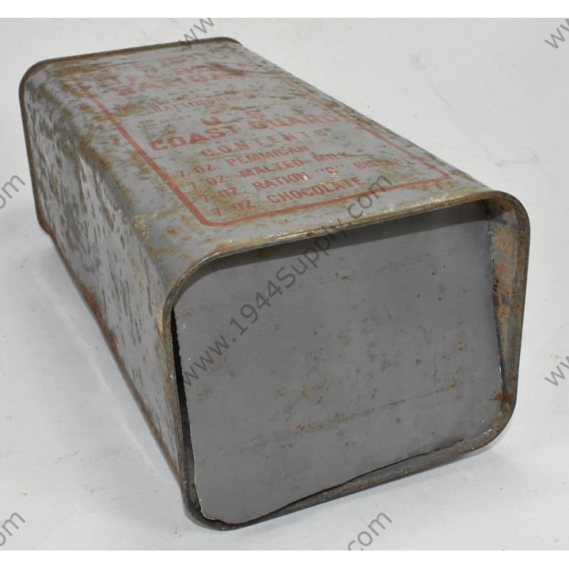 Life boat and life raft rations can