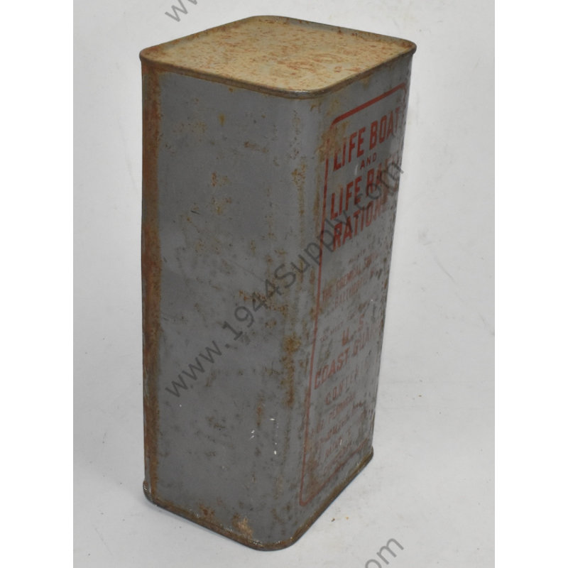 Life boat and life raft rations can