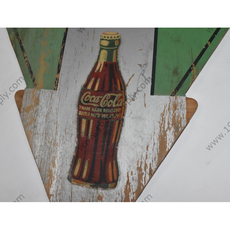Coca Cola Wooden Sign at Clara Moran blog